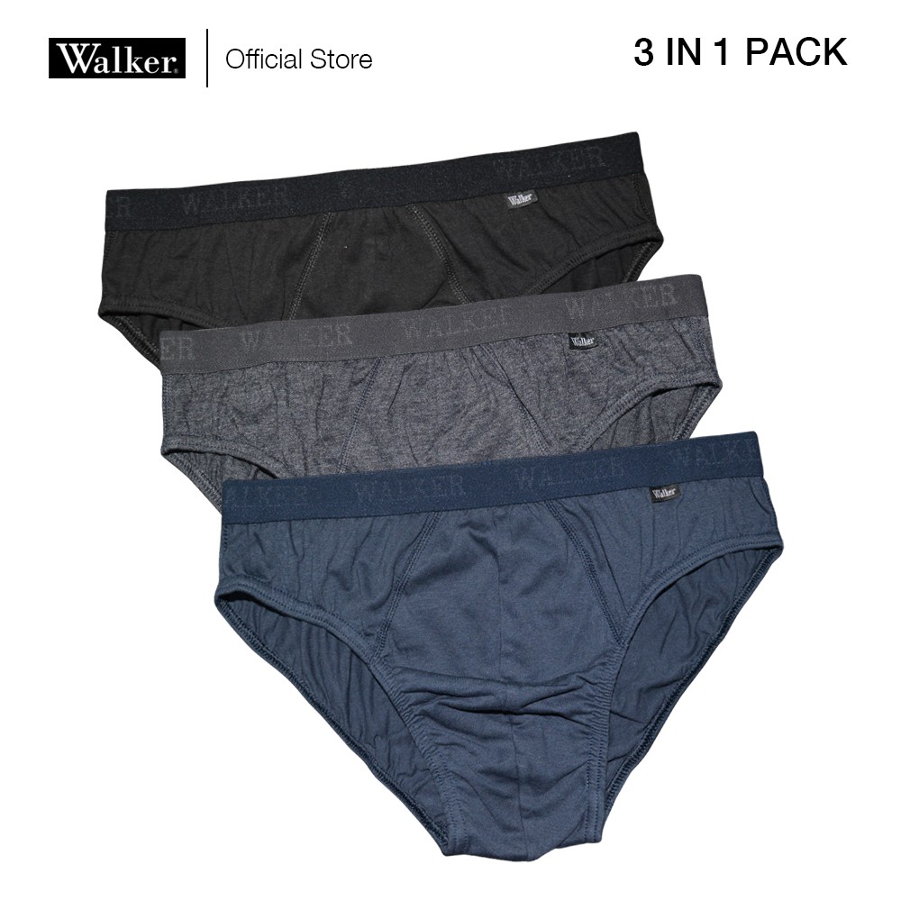 Walker Comfort Cotton Hipster Low Rise Brief (3 in 1 pack) | Shopee ...