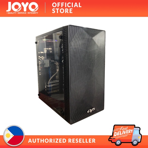 CVS X2603 GAMING COMPUTER CASE WITH TG-SIDE/MESH-FRONT/NO PSU & FAN ...