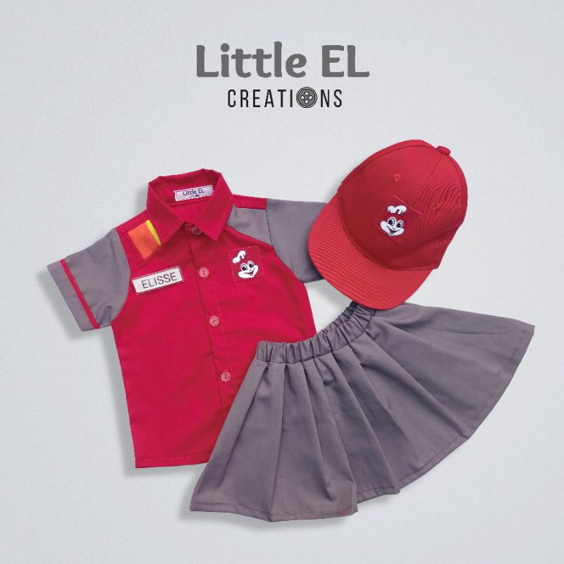 JOLLIBEE CREW CAREER COSTUME, BABY/KIDS GIRL COSTUME | Shopee Philippines