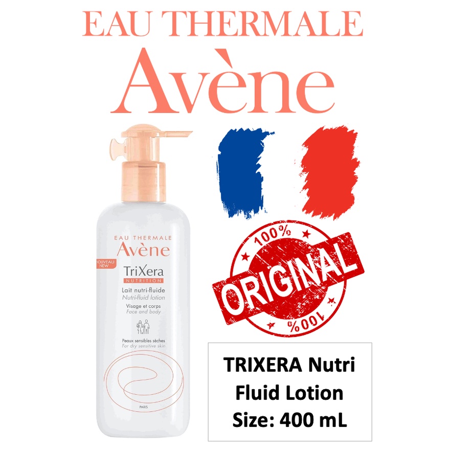 Avene TriXera Nutrition Nutri Fluid Lotion 400ml | Shopee Philippines