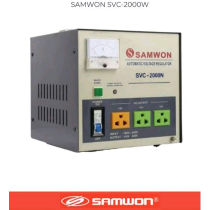 SAMWON AVR-2000N AUTOMATIC VOLTAGE REGULATOR | Shopee Philippines