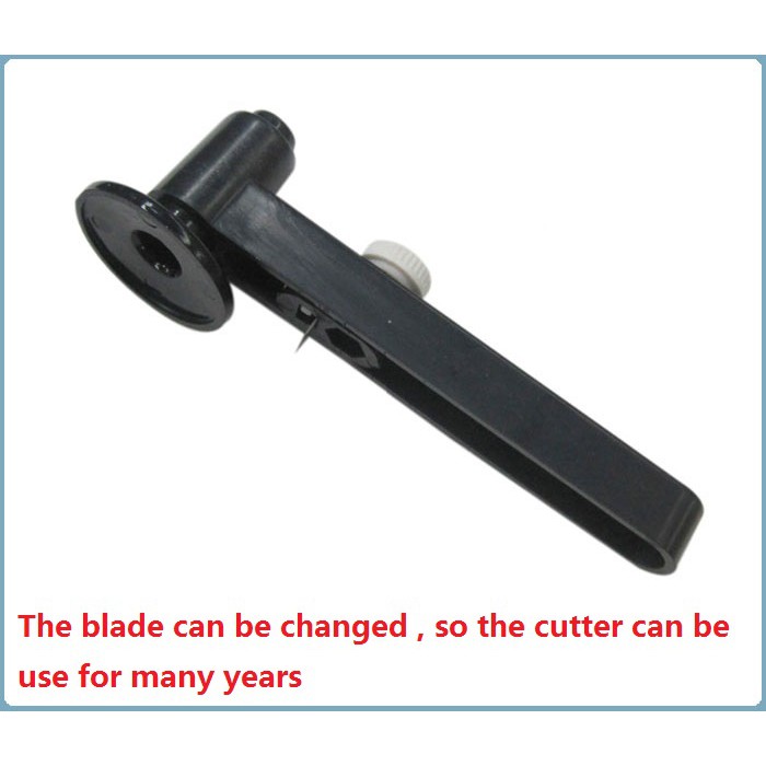 Adjustable Acrylic paper circle Cutter Round Paper Cutting Scrapbooking ...