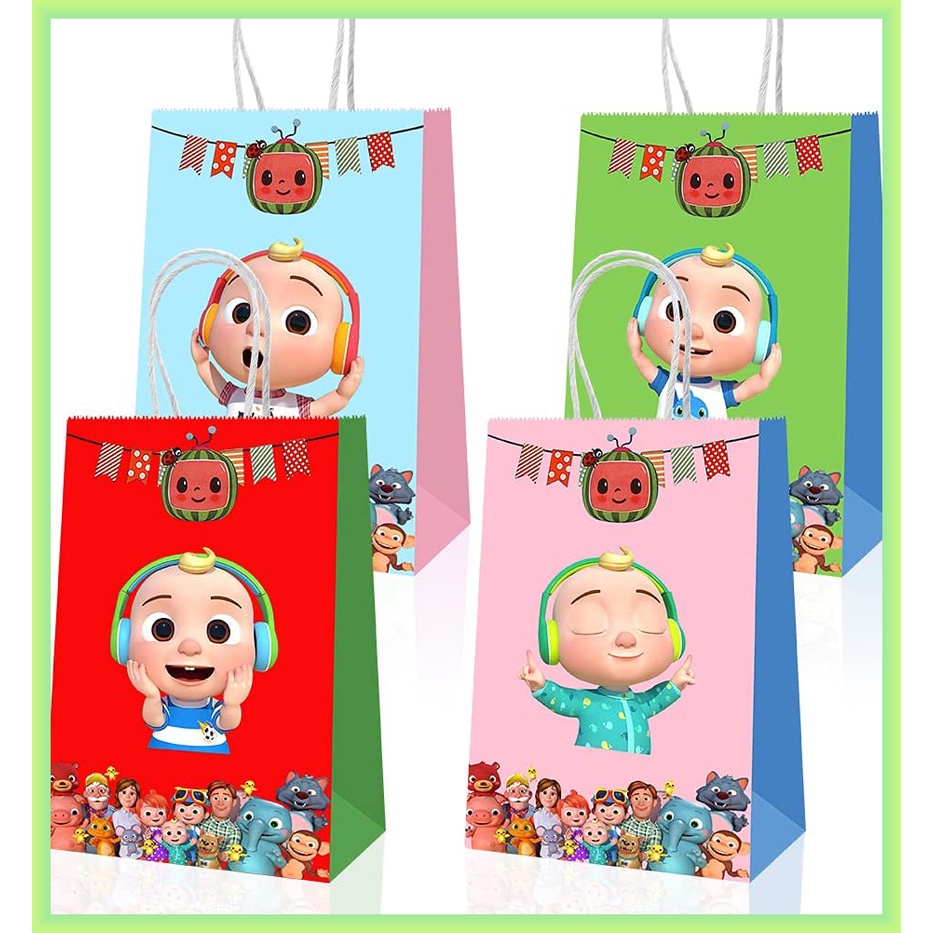 COCOMELON PAPER BAG (small 12pcs) | Shopee Philippines