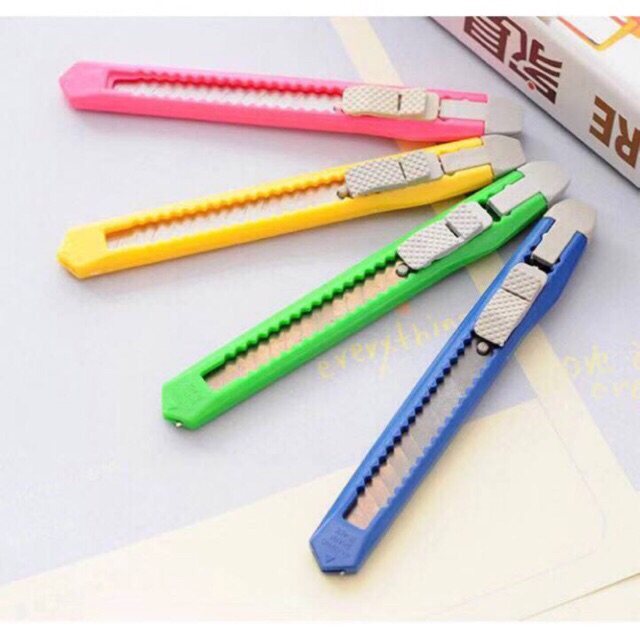 Cutter Knife Small Assorted Colors | Shopee Philippines