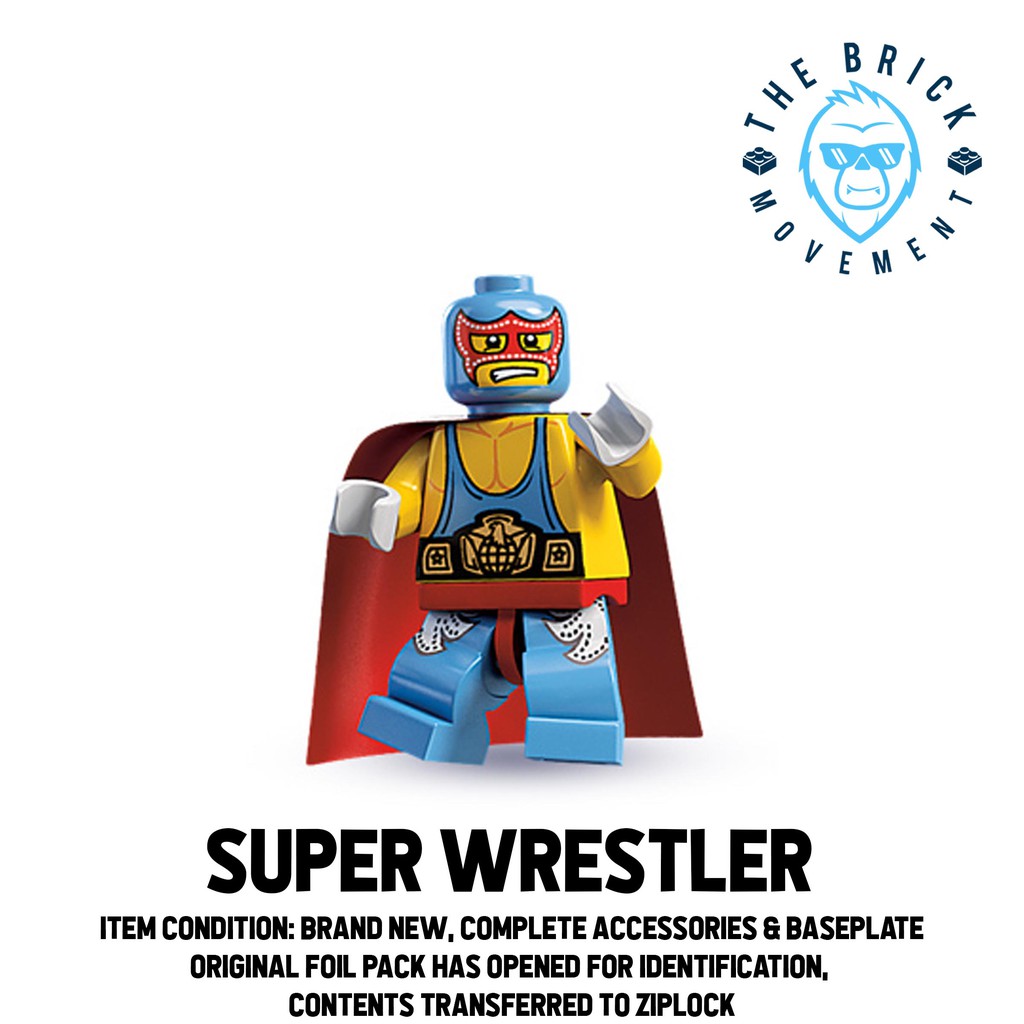 LEGO® Collectible Minifigure Series 1: Super Wrestler Minifigure ...