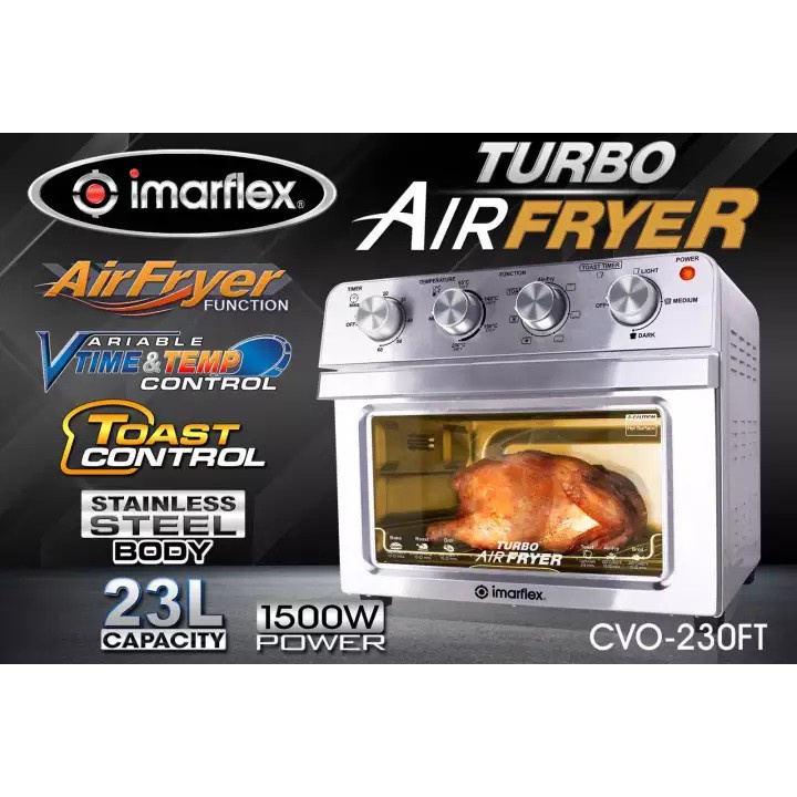 Imarflex Turbo Air Fryer 23L CVO-230FT | Shopee Philippines