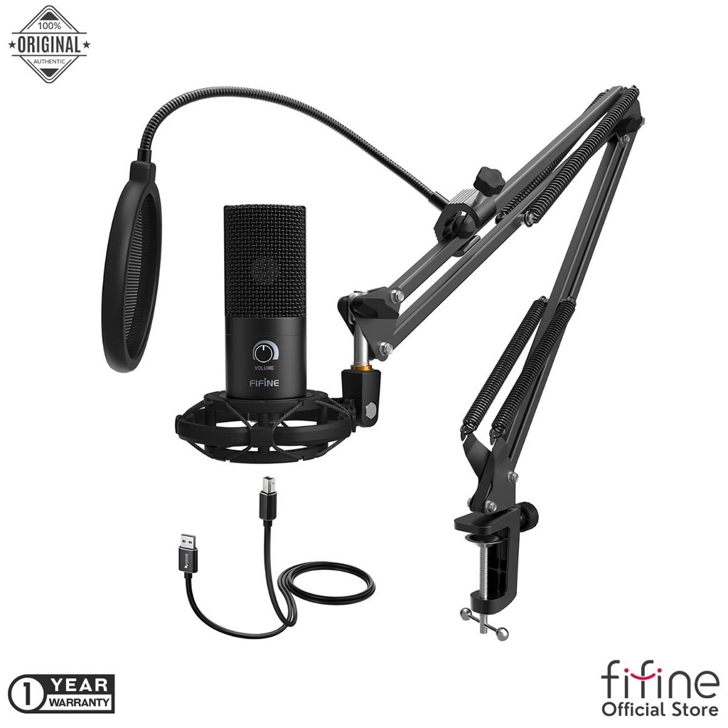 FIFINE T669 Professional Studio Microphone Kit Condenser Microphone USB ...