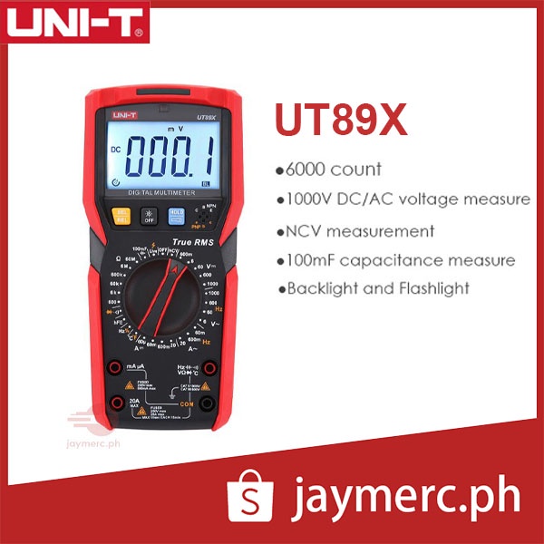UNI-T UT89X Digital Tester Multimeter True RMS AC/DC Voltage Current ...