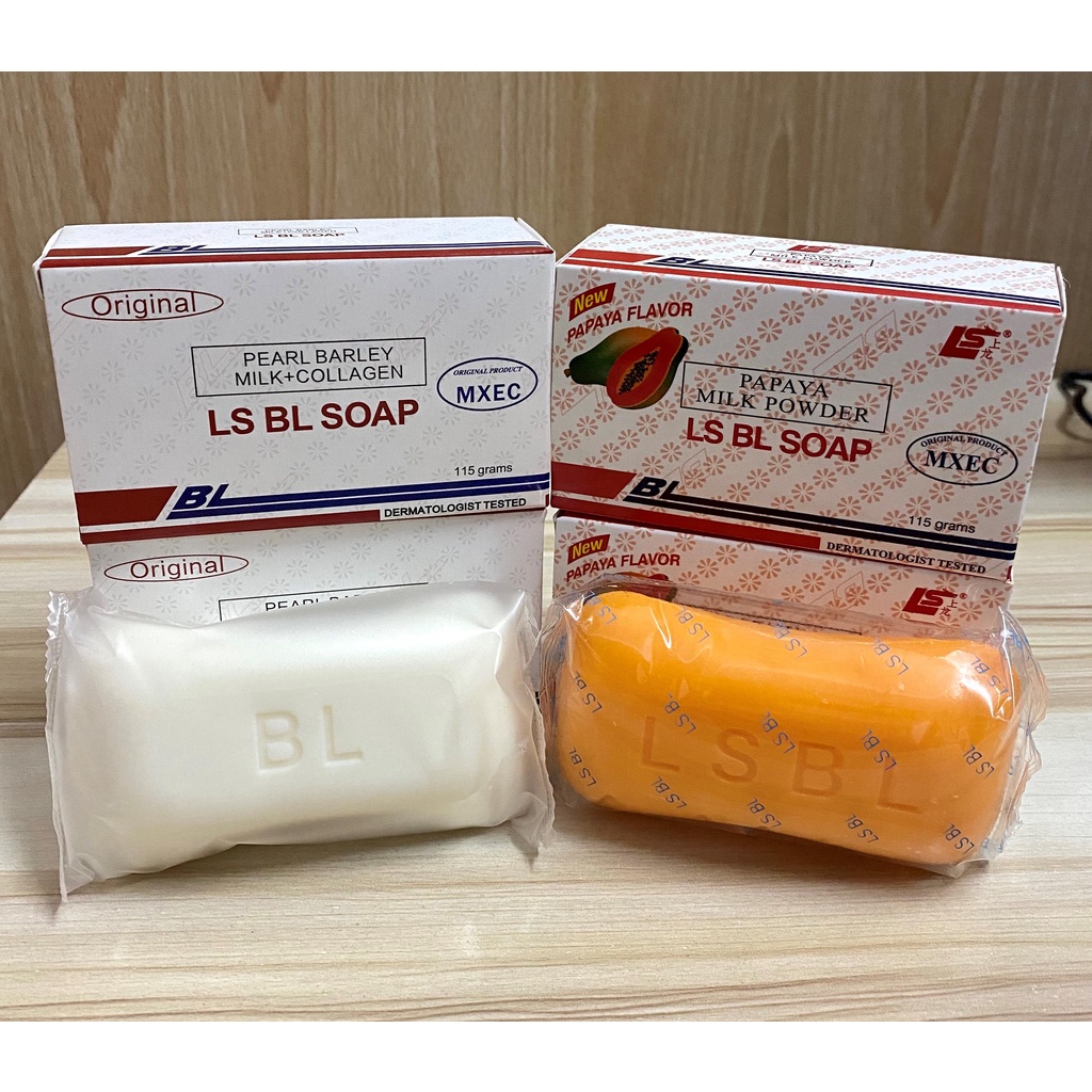 -soap LS BL Pearl Barley Milk + Collagen Soap 115g- | Shopee Philippines