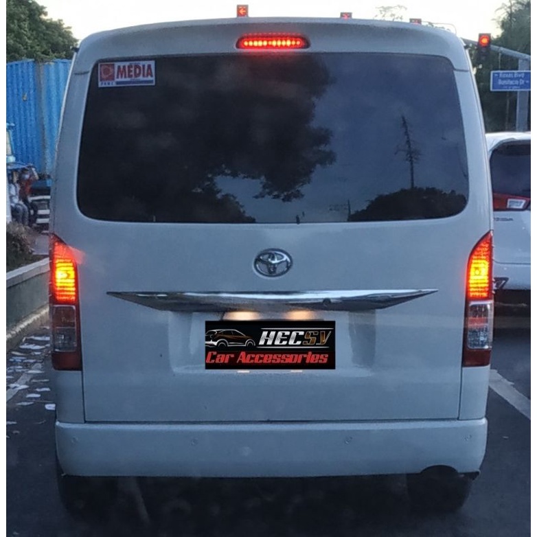 Hiace Commuter Spada Chrome Trunk lid Espada 2005 2006 2007 2008 2009 ...