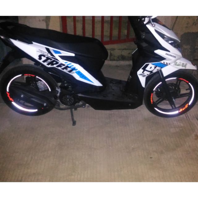 Reflectorized Mags stickers for Honda Beat | Shopee Philippines