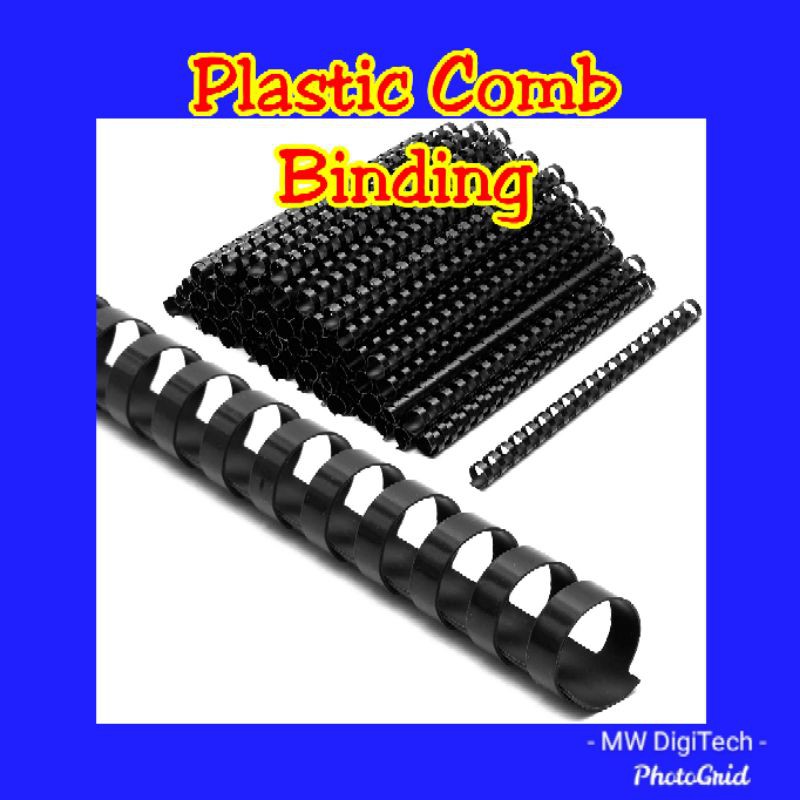 Plastic Comb Binding Ring - Round (19mm, 22mm, 25mm) | Shopee Philippines
