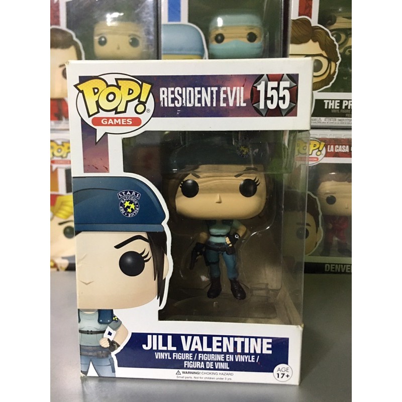 Authentic Funko Pop! Resident Evil Jill Valentine 155 with Pop ...