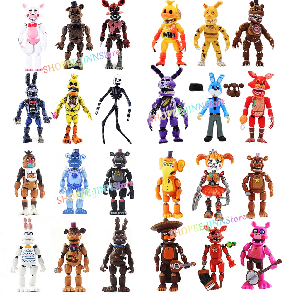 JINN Five Nights At Freddy's Action Figures Toys Security Breach Series ...