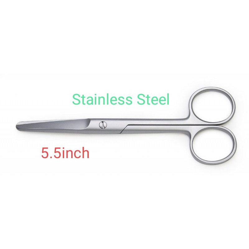 medical straight scissor /surgical scissor 5.5 inch | Shopee Philippines