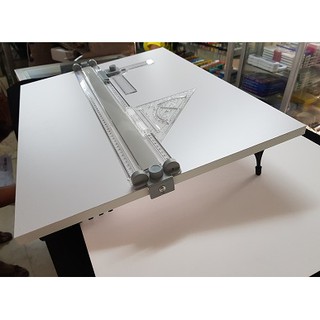 A2 portable Drawing board parallel motion ruler and triangle | Shopee ...