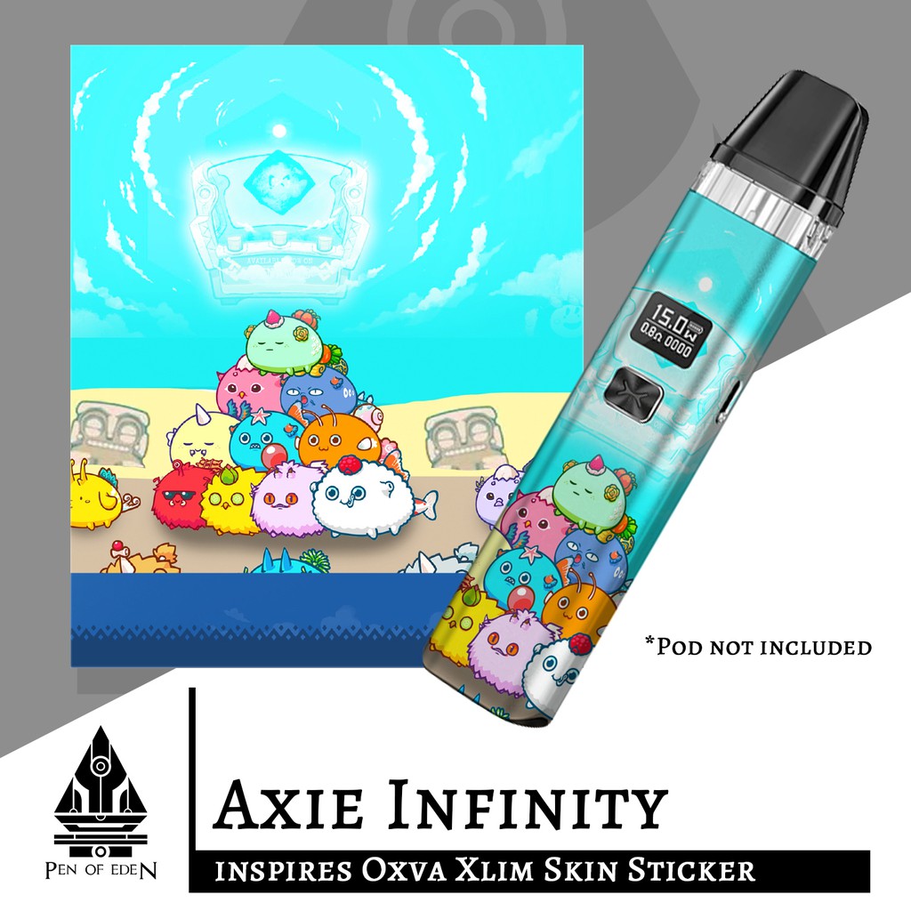 Axie Infinity Oxva Xlim Skin Sticker (STICKER ONLY! DEVICE IS NOT ...