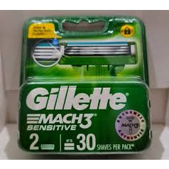 Gillette Mach 3 Sensitive Cartridge 2s | Shopee Philippines