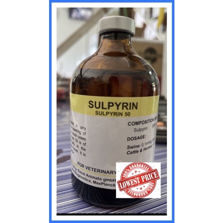 SULPYRIN 50/ GERMANY-100ml/FOR ANIMALS/( Tangal kang lagnat ka ...