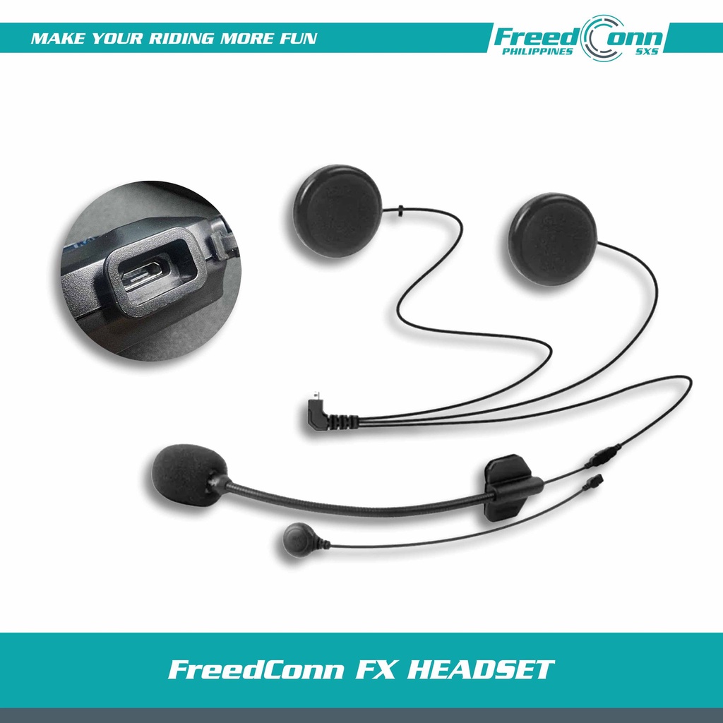 Freedconn PH Fx Earphone And Speaker Cable Only For Motorcycle Helmet ...