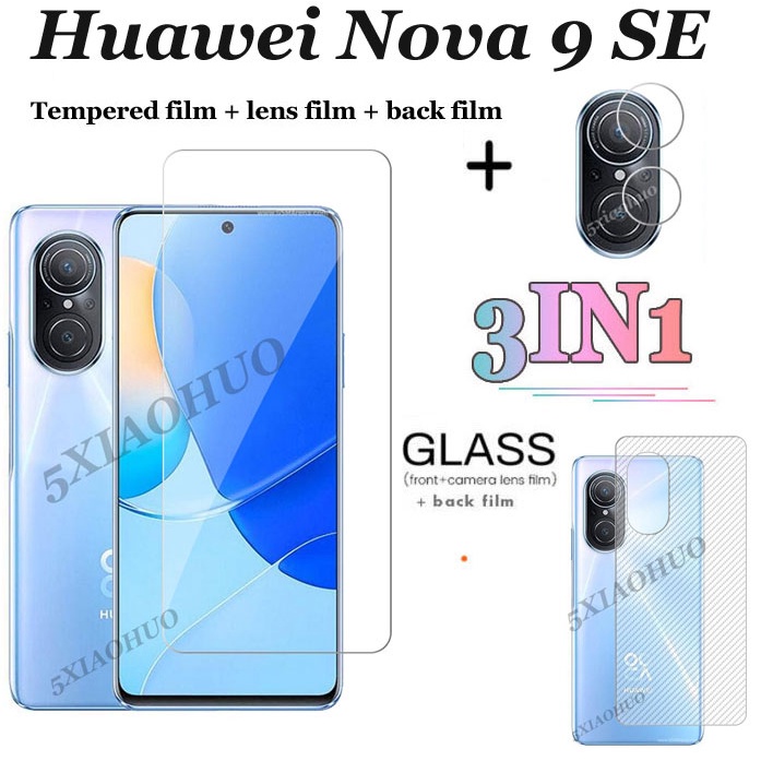 Huawei Nova 9SE 7 7SE 8i 5T 7i 3i Tempered Glass 3-in-1 Huawei Nova Y90 Y70 Y60 Y9S Y6S Y7P ...