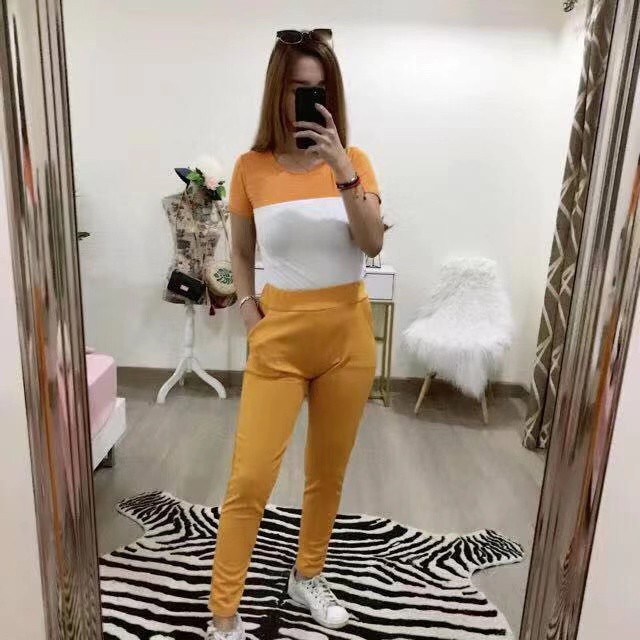 bohemian terno pieces trendy clothes trendy tops+track pants(BVQ ...