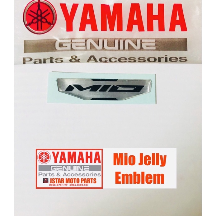MIO EMBLEM / LOGO STICKER FIT TO ALL MIO YAMAHA GENUINE | Shopee ...