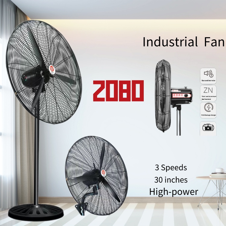Industrial Electric Fan High-power Pure Copper Motor Factory Workshop ...
