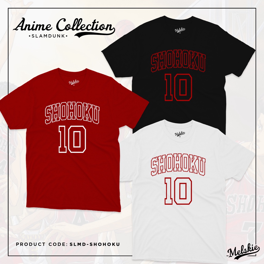 SHOHOKU SLAMDUNK ANIME T-SHIRT | SHOHOKU SLAMDUNK ANIME SHIRT | Shopee ...