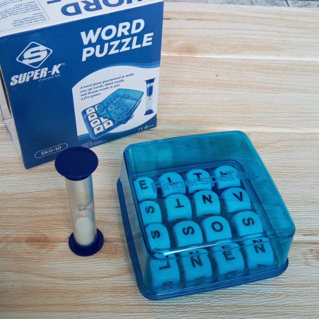 Word Factory | Boggle | Word Puzzle with Sand Timer | Shopee Philippines