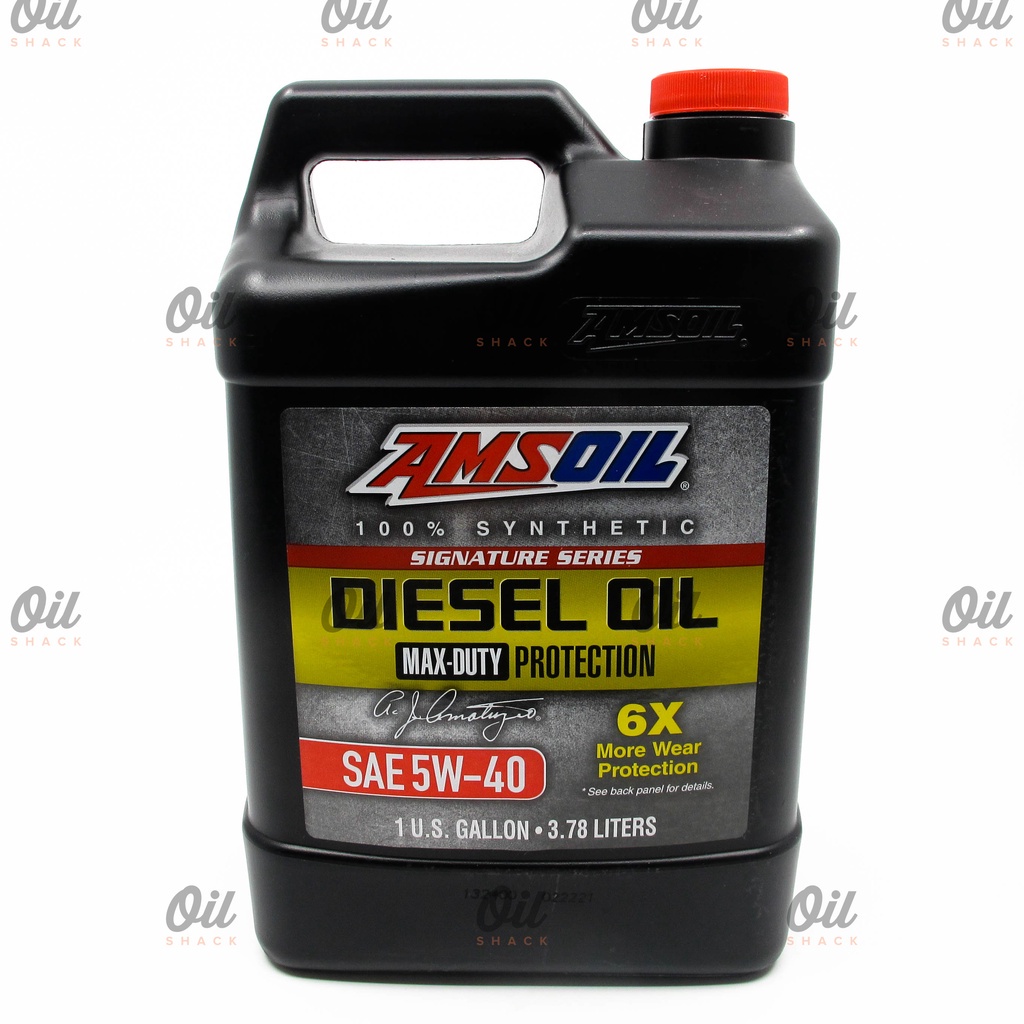 AMSOIL 5W40 DIESEL MAX DUTY ENGINE OIL FULLY SYNTHETIC (1 GALLON ...