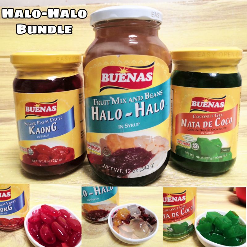 Halo-Halo Fruit Bundle Summer (Fruit mix, Kaong, Nata de coco) | Shopee ...