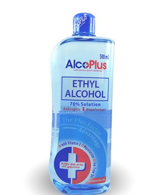 Alcoplus Blue 70% Ethyl Alcohol (500mL) | Shopee Philippines