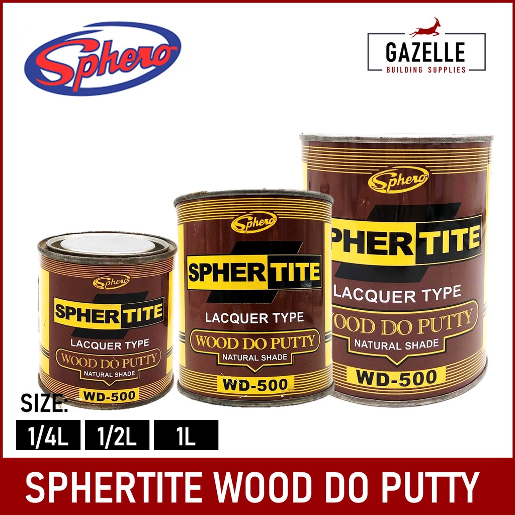 Sphero Sphertite Wood Do Dough Putty Lacquer Type Natural Shade 1L / 1 ...