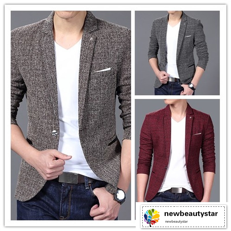 Men's Fit Casual Premium Blazer Jacket Slim Fit Stylish Casual One ...