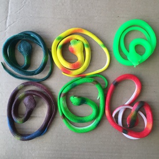 27inches sticky rubber snake 70cm Cobra/Round Snake Toys, Tricky Toys ...