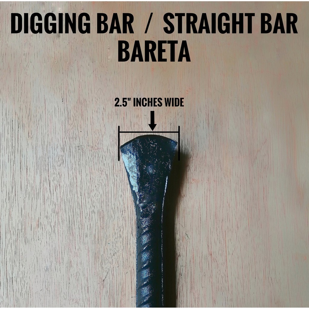 Digging Bar Bareta Tac Tac Molye Blade Feet (48 Inches) (122 Cm) Shopee ...