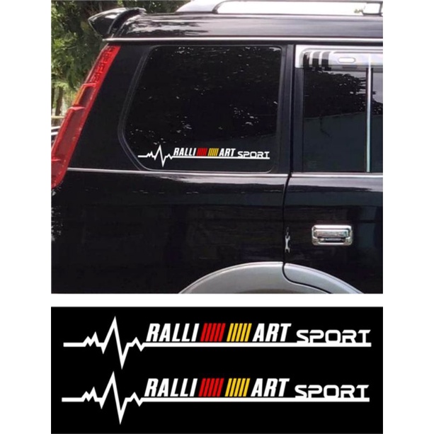 Mitsubishi Adventure Ralliart Sticker Design for side set 2pcs | Shopee ...