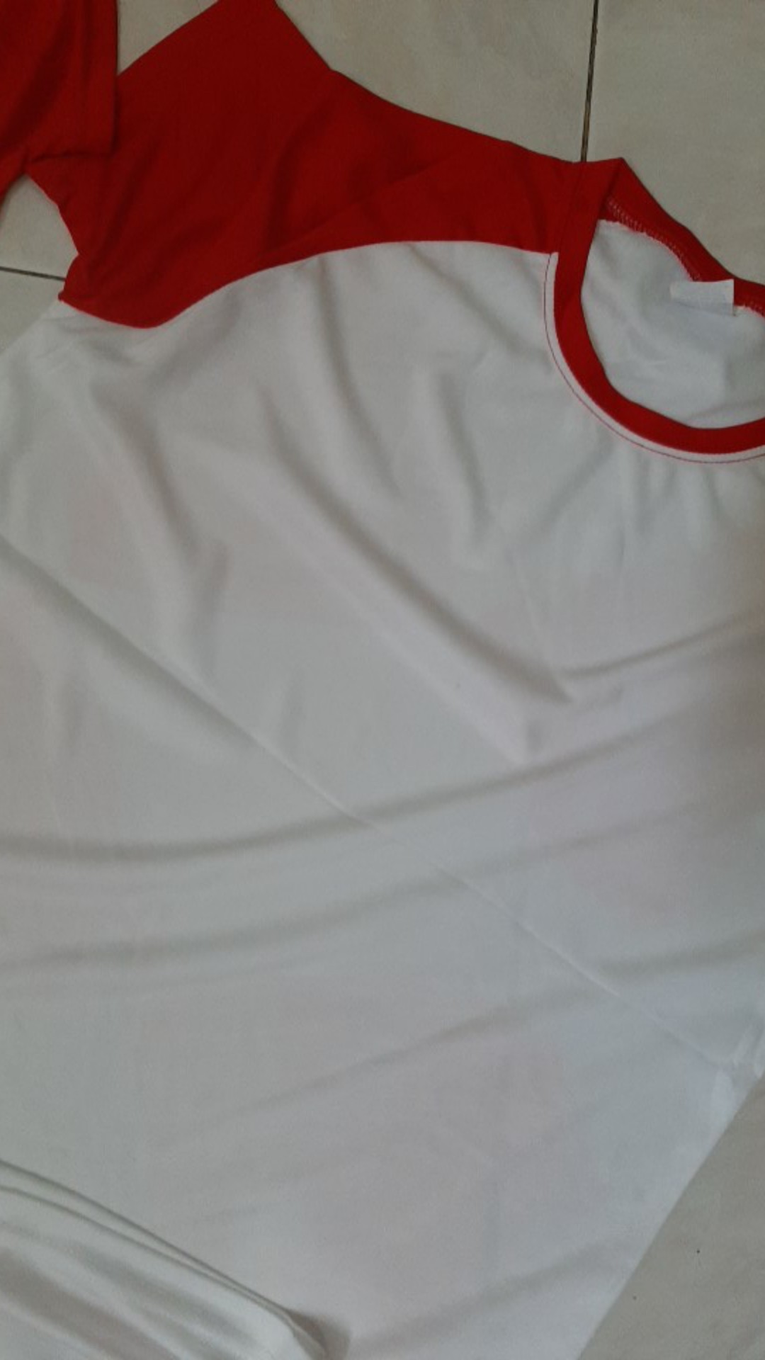 KEEP Active Dry T-shirt White With Short Raglan Sleeves For Company ...