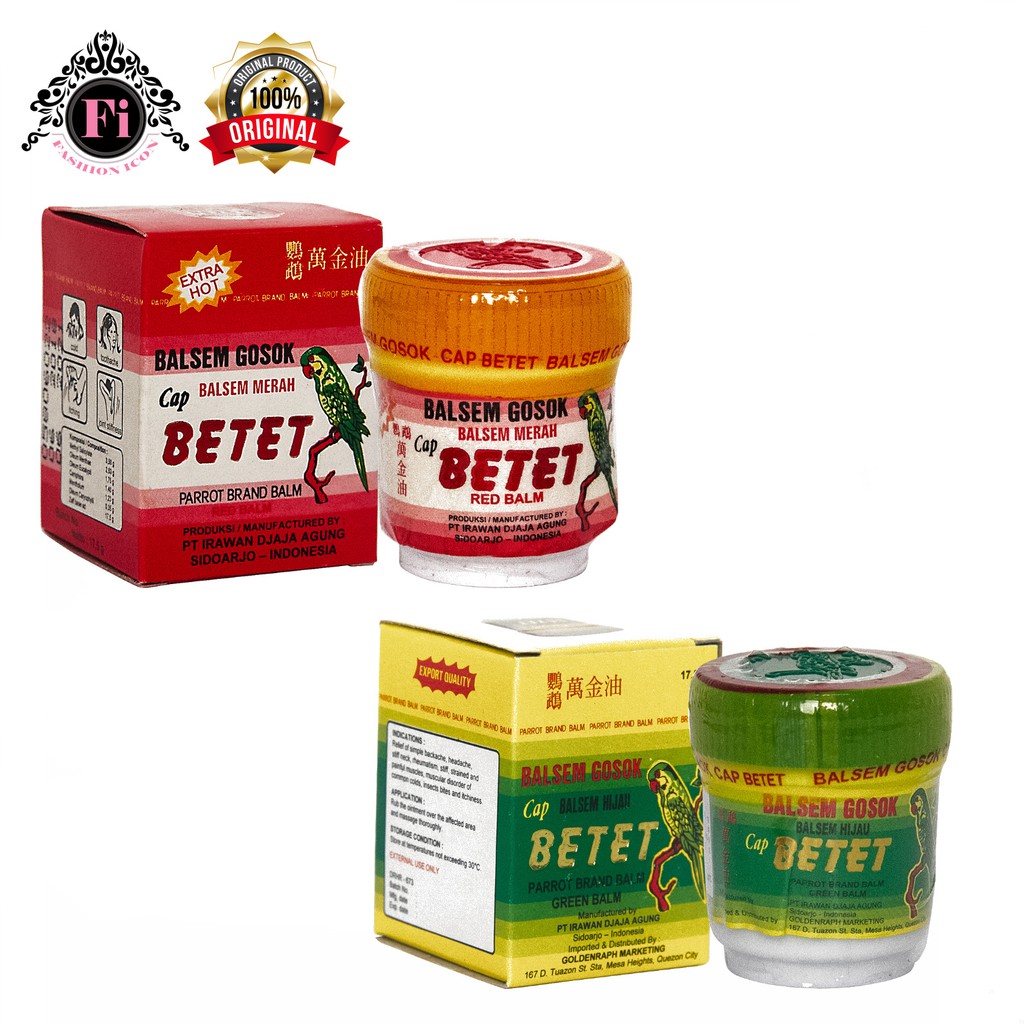 Cap Betet Pain Relieve Ointment 17.5 Grams | Shopee Philippines
