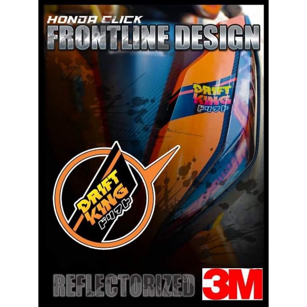 HONDA CLICK FRONT LINE DESIGN STICKER | Shopee Philippines