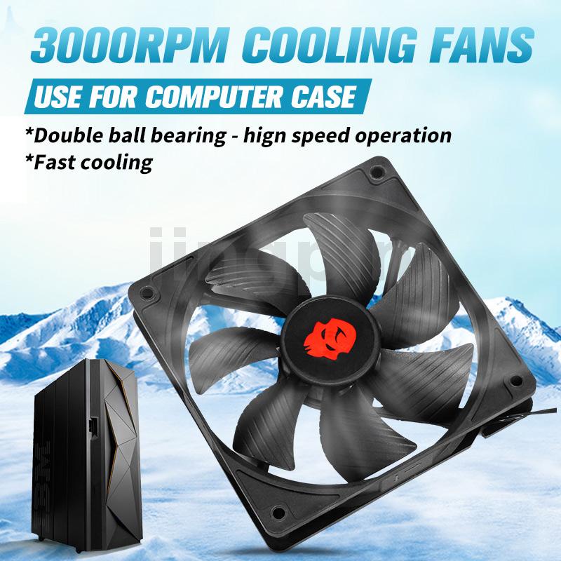3000RPM 12V Computer CPU Coolers 4Pin PC Computer Workstation Case ...