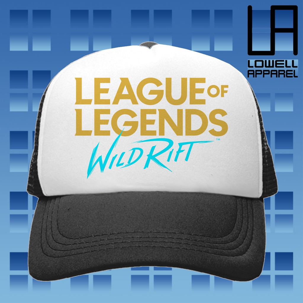 League of Legends Wild Rift Game Logo Baseball Mesh Cap - Gamer Trucker ...