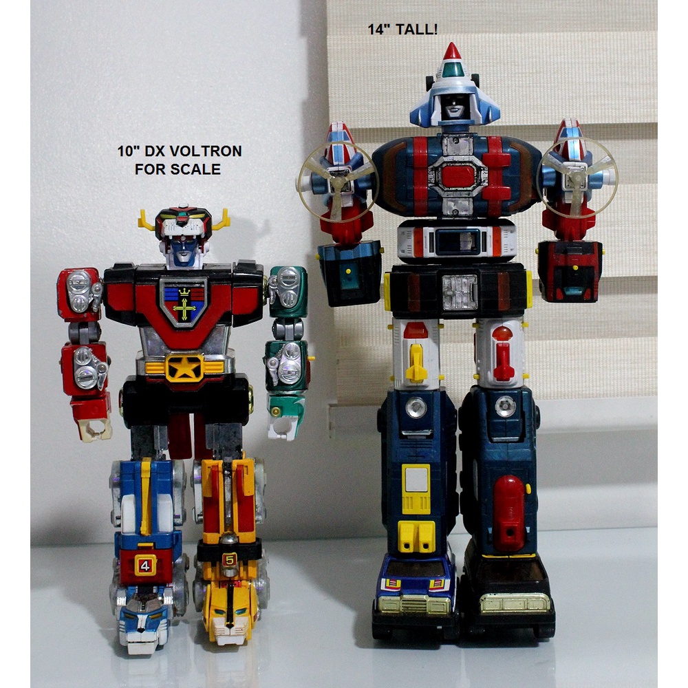 14" Jumbo Vintage robot 1982 DX Voltron Dairugger Matchbox Bandai ...