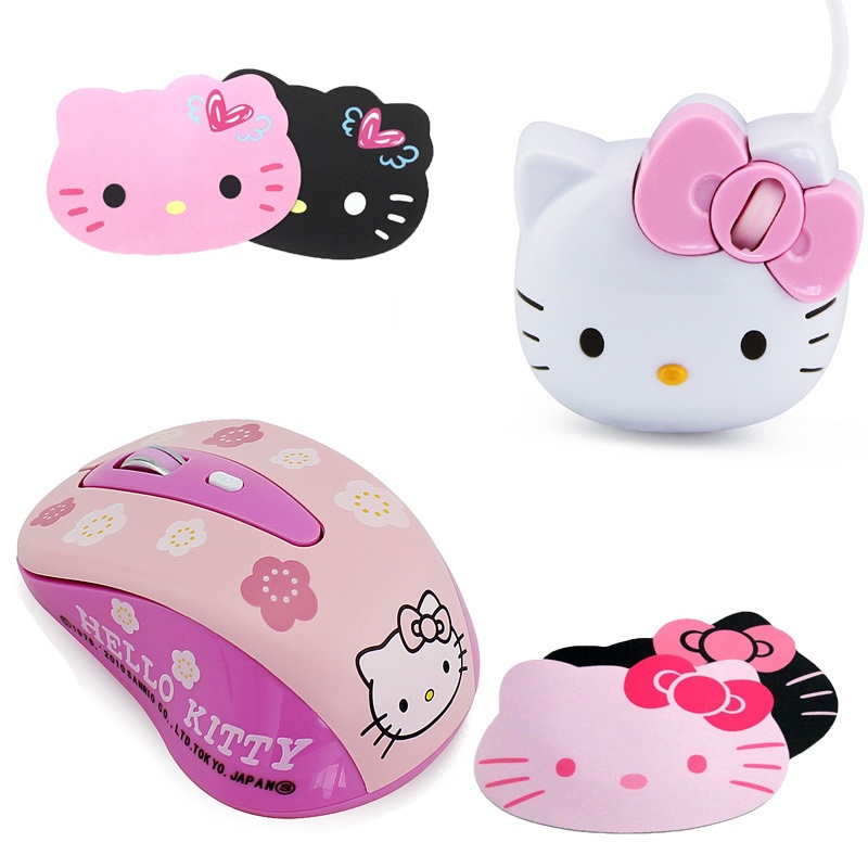 Mini 2.4z MOUSE Hello kitty Mini-USB Op Wireless Op Wireless Hello ...