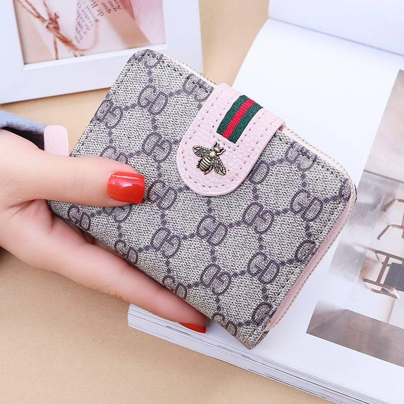 Korean female bee wallet/women's short wallet/mini student cash wallet ...