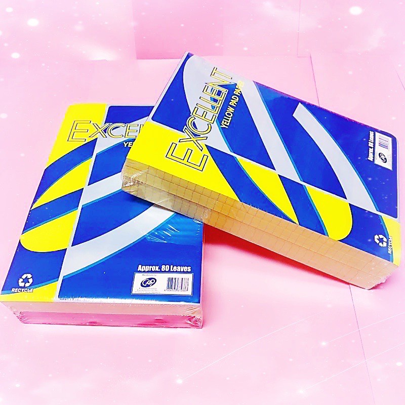 Excellent Yellow Pad Paper ECO Yellow Pad Paper 10pcs In One Pack 