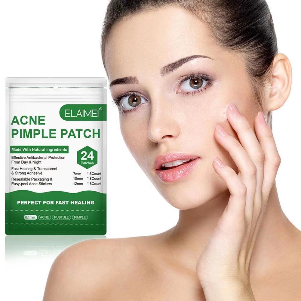 24pcs/bag Acne Pimple Patch Acne Treatment Stickers hiding Pimple ...