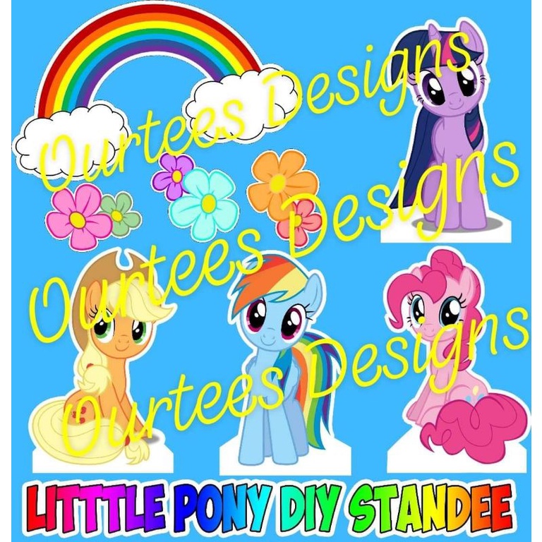 Little Pony DIY Standees-tarp only,standee ready | Shopee Philippines