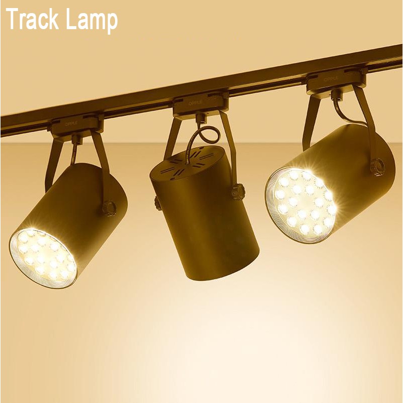 LED Track Light Rail Spotlights Lamp Leds Tracking Fixture Spot Lights ...